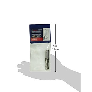 BOSCH 85906M 1/2 In. x 1-1/4 In. Solid Carbide 2-Flute Downcut Spiral Bit