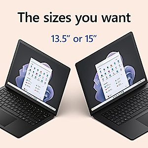 Microsoft Surface Laptop 5 (2022), 13.5" Touch Screen, Thin & Lightweight, Long Battery Life, Fast Intel i7 Processor for Multi-Tasking, 512GB Storage with Windows 11, Black