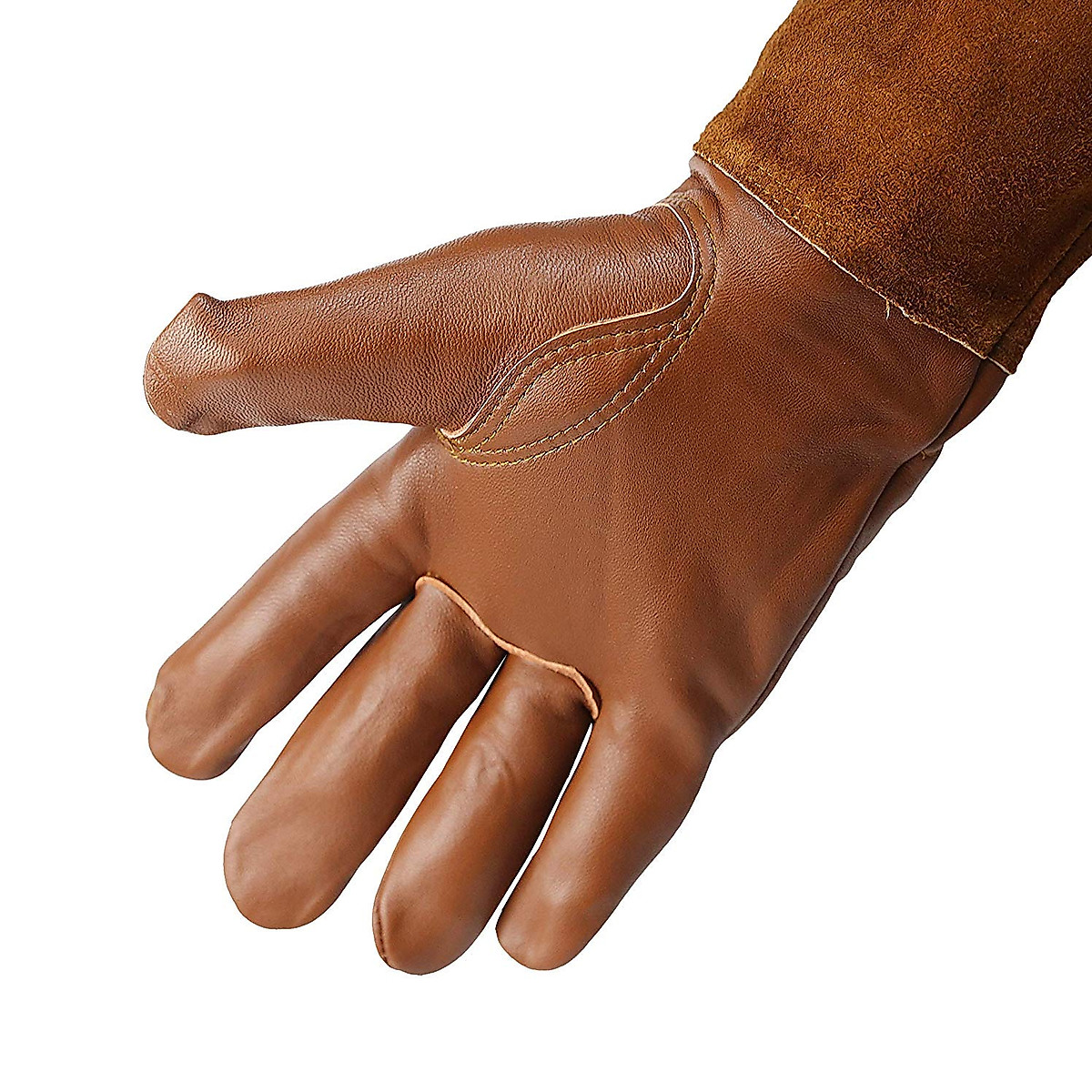 Kim Yuan Rose Pruning Gloves for Men and Women. Goatskin Leather Gardening Gloves