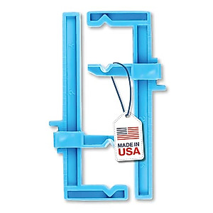 Excel Blades 3 Inch Plastic Bar Adjustable Clamps for Diorama, Made in the USA, Modeling Clamps, Hobby Tools for Model Building, Miniature Plastic Clamp, Made in USA, 6 Pack