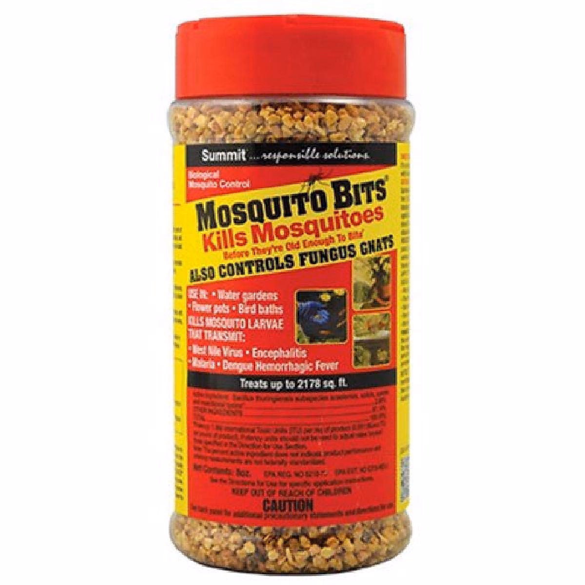 Summit Mosquito Dunks, 20 Dunks, Natural, 1 Pack & Summit 116-12 Quick Kill Mosquito Bits, 8-Ounce