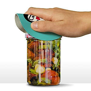 Personalized Custom 1 Line Cute Nerdy Penguin with Glasses Round Rubber Non-Slip Jar Gripper Lid Opener