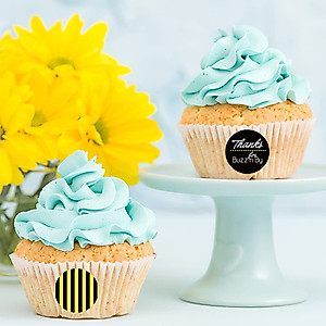 270 PCS Bee Baby Shower Decorations Stickers, Bee Candy Stickers, Baby Shower Stickers, Baby Shower Candy Stickers. (Bee Decorations (018))