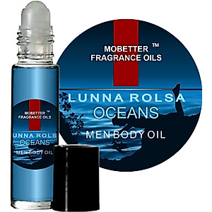 MOBETTER FRAGRANCE OILS Lunna Rolsa Oceans Men Cologne Body Oil 10ML Roller Ball