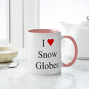 CafePress I Heart Snow Globes Mug Ceramic Coffee Mug, Tea Cup 11 oz