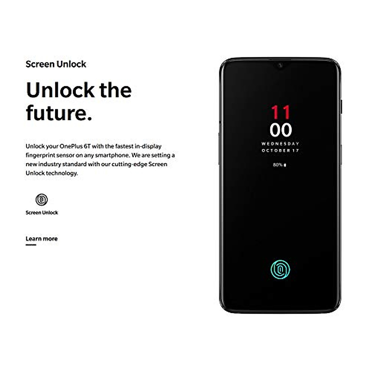 OnePlus 6T A6013 128GB Storage + 8GB Memory T-Mobile and GSM + Verizon Unlocked 6.41 inch AMOLED Display Android 9 - Mirror Black US Version