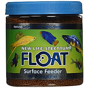 New Life Spectrum Float Surface Feeder 1mm Floating Salt/Fresh Pet Food, 120gm