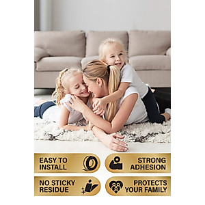 The Good Stuff Rug Tape for Hardwood and Laminate Floors - 10 Yards of Extreme Strength Tape