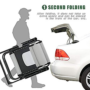 FDW Oversized Padded Zero Gravity Chair Lounge Chair Outdoor Patio Recliner with Cup Holder Adjustable Headrest for Patio Pool Deck Camping Support 380lbs (1, Grey)