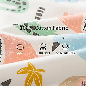 Duomiaomiao Baby Sleep Sack 12-24 Months 100% Cotton 1.5 TOG Four Season Baby Wearable Blanket, Breathable Comfy Toddler Sleeping Sack