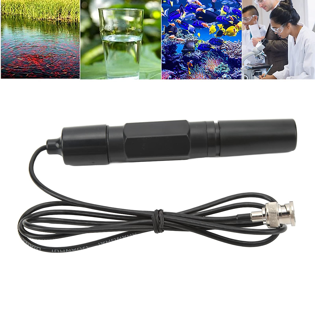 Rosvola ORP Probe, Widely Used Replaceable ORP Replacement Probe with BNC Connector for Aquarium (2M)