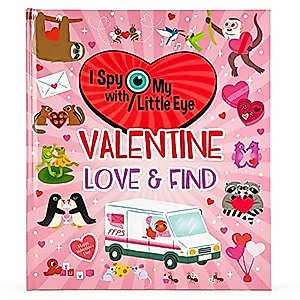 Valentine Love & Find - I Spy With My Little Eye Kids Search, Find, and Seek Activity Book, Ages 3, 4, 5, 6+