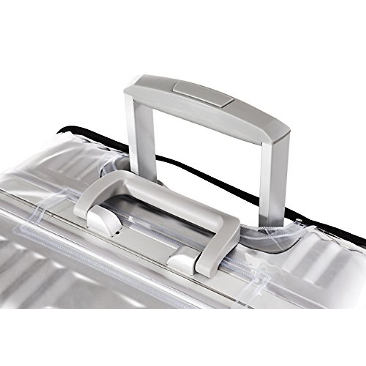 JenKin Luggage Protector Suitcase Cover PVC Waterproof Travel Suitcase Fits Most 20" 22" 24" 26" 28" (30'')