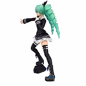 Sega Project Diva Arcade Future Tone Hatsune Miku Super Premium Action Figure Dark Angel, 9"