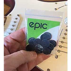 Epic Accessories 20-Pack Grips for Guitar Picks Stop Dropping your Guitar Picks while Playing Non-sticky Stays in your Hand Epic Accessories (comes with grips only)