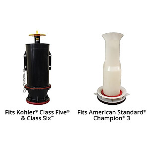 Korky 435BP Universal Toilet Flush Valve Seal Kit - Replaces American Standard part 738651-00700A and Kohler part GP1059291 - Made in USA