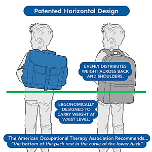 Bixbee Kids Backpack, Blue Rocket Bookbag for Girls & Boys Ages 5-7 | Daycare, Preschool, Elementary School Bag for Kids | Easy to Carry & Water Resistant