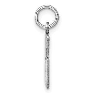 Sterling Silver Small Elongated Pol Number 86