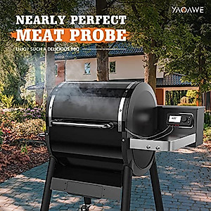 2-Pack iGrill Meat Probe Replacement for Weber Gas and SmokeFire Pellet Grills, 2.5mm Plug Temperature Probe Accessories for Weber Connect Smart, with 2 Probe Grill Clips