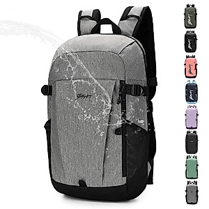 BE SMART Travel Backpack Lightweight Sport Bag Laptop Bag fits 13.5 Inches Computer for Man & Woman Durable School Book Bag for College Student for Hiking Work Business Camping-Grey
