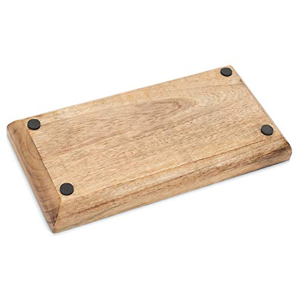 Rectangular Distressed Brown 12 x 6 Mango Wood Decorative Serving Tray