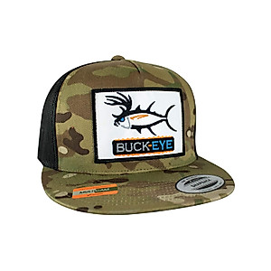 Buck-Eye Pill Patch Tropic Multicam Unisex Trucker Hat