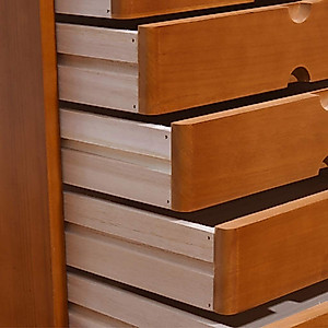 Desktop Organizer Storage Box - Desktop File Cabinet, Solid Wood Desk Organizers Drawer Box, Office Supplies/Home Small Desktop Flat File Cabinet, for Cosmetics/Books/Children's Toys Storage (Size :