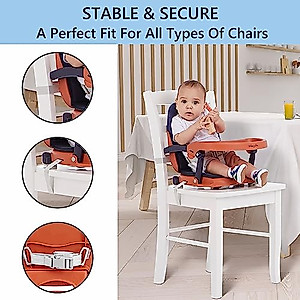 Dream On Me Munch N Go Booster Seat for Dining Table, Lightweight Compact Fold Travel Booster Seat, 3-in-1 Convertible, Four Level Height Adjustment and Easy Tray Removal