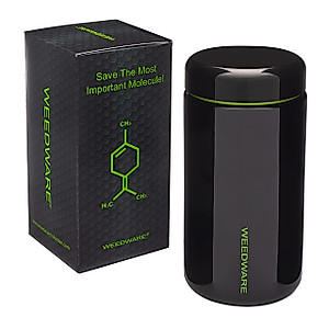 WEEDWARE Airtight 1oz Ultraviolet Glass 500ml Container Highest UV Protection Will Keep Your Spices Fresh For Months