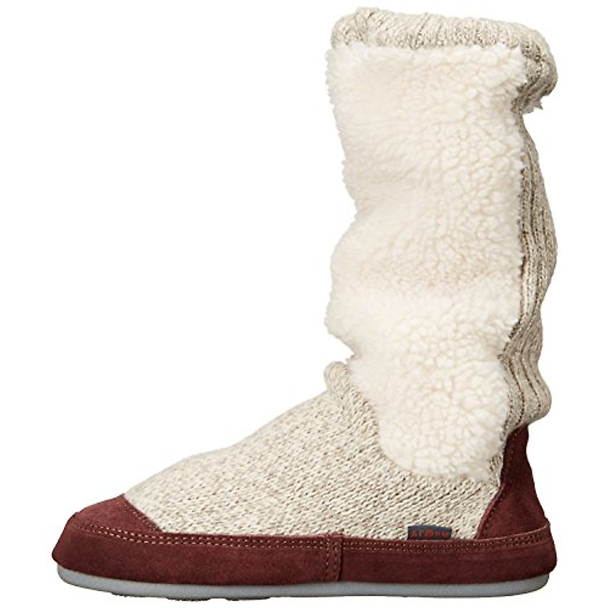 Acorn Slouch Boots Slippers for Women - Comfy, Memory Foam, Non-Slip, Durable, Mid-Calf House Slipper with Indoor/Outdoor Sole