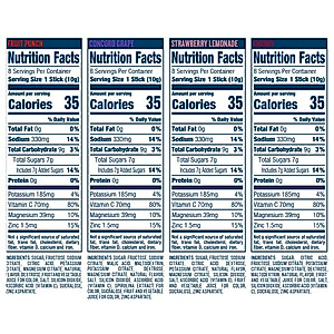 DripDrop Hydration - Electrolyte Powder Packets - Grape, Fruit Punch, Strawberry Lemonade, Cherry - 32 Count