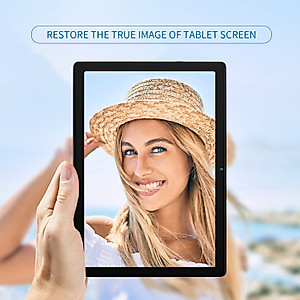 MODERNESS [3Pack] 10.1 inch Tablet Screen Protector Andriod Tablets Anti Scratch Bubble Free Anti-Glare PET Screen Film