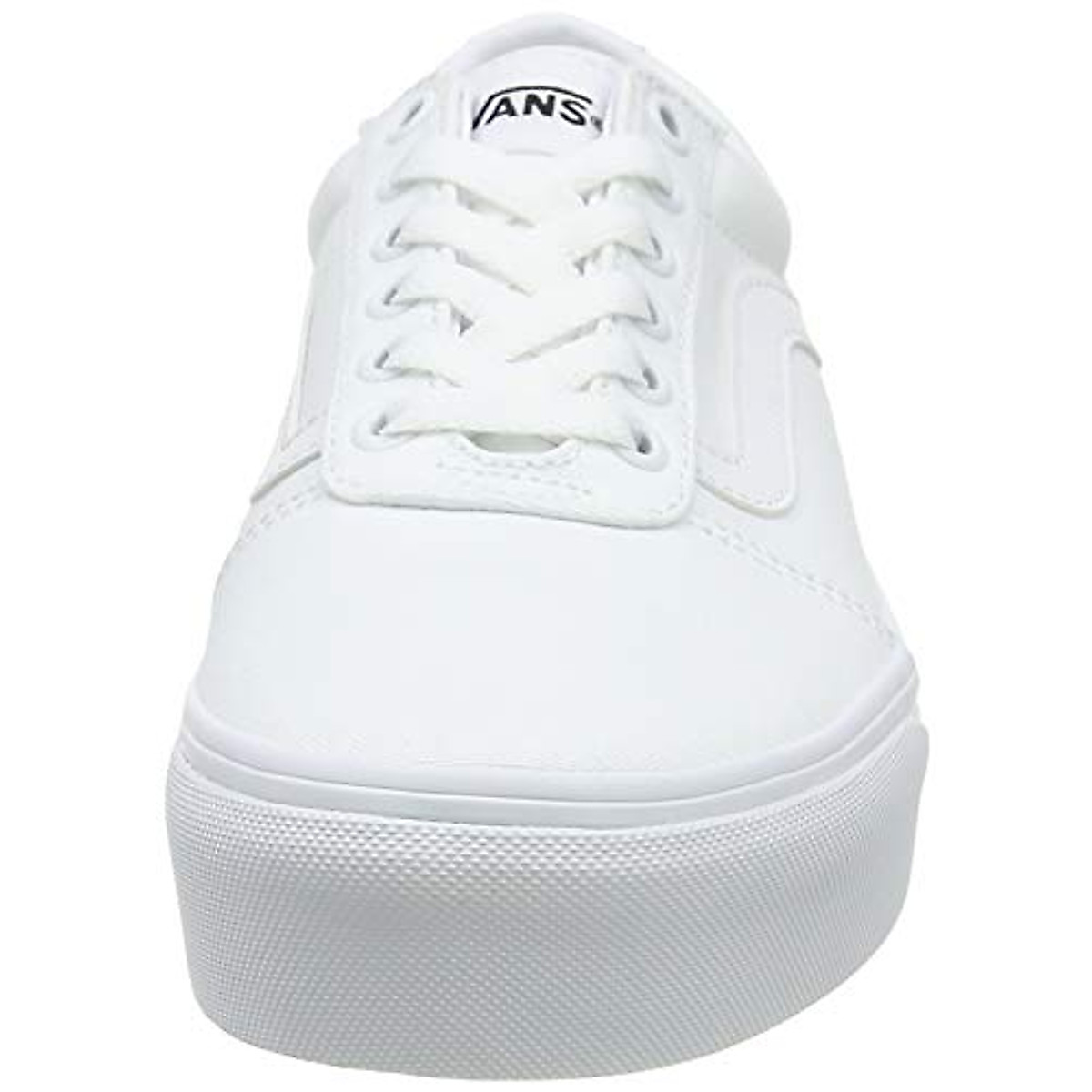 Vans Women's Ward Platform Sneaker, White Canvas White 0rg, 7.5