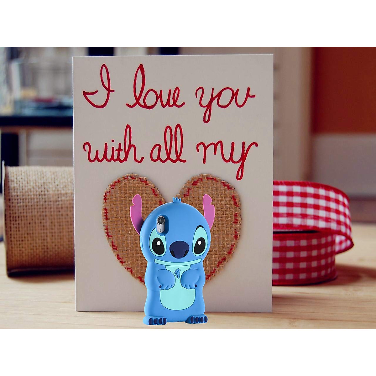 FINDWORLD Cases for iPhone XR Case, Lilo Stitch Cute 3D Cartoon Unique Soft Silicone Animal Rubber Character Shockproof Anti-Bump Protector Boys Kids Girls Gifts Cover Housing Skin for iPhone XR 6.1”
