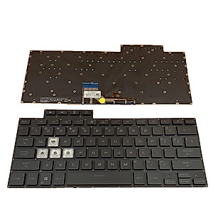 Siakoocty Laptop Replacement US Layout Colorful Backlight Keyboard for ASUS TUF Dash F15 Air FX516P FX516 FA516 6051B1444801