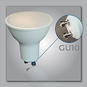 6 Pack GU10 LED Bulb 9W 800 Lumens, 5000K Daylight Bright White, 110V Spotlight (60W Incandescent Replacement)