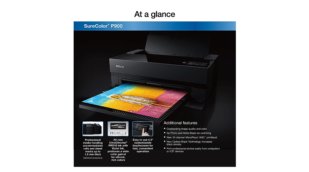 Epson SureColor P900 17-Inch Photo Printer - Renewed