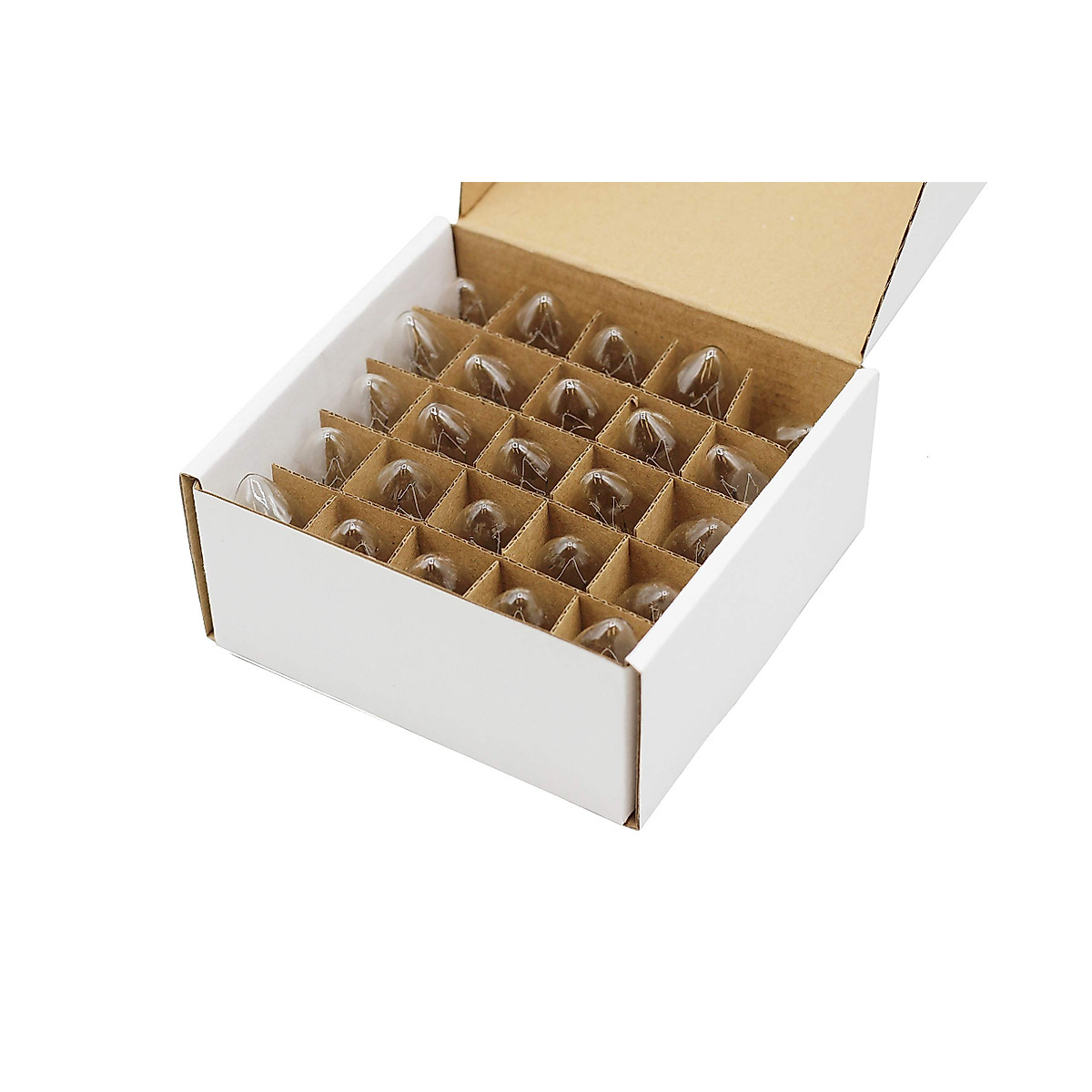 Creative Hobbies Incandescent Replacement Light Bulbs for Wax Warmers, Salt Lamps, Night Lights - 15 Watt, Clear, Steady Burning - Dimmable Bulbs | 25 Pack