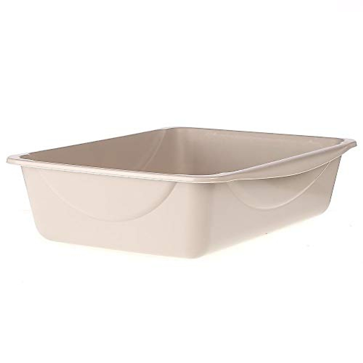 Petmate Open Cat Litter Box, Blue Mesa/Mouse Grey,M (Pack of 1)