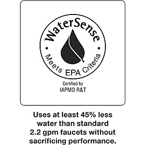 KOHLER 97094-4-BN Hint Centerset 4 inch Bathroom Faucet with Pop-Up Drain Assembly, 2-Handle Bathroom Sink Faucet, 1.2 gpm, Vibrant Brushed Nickel