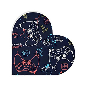 Acrylic Heart Decoration Game Controller Gamer Gaming Art Figurines Collectible with Heart for Different Festivals or Personal preferences, Acryli Centerpieces for Home Decor.