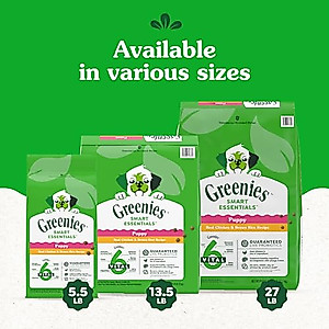 Greenies Smart Essentials Puppy High Protein Dry Dog Food Real Chicken & Brown Rice Recipe, 5.5 lb. Bag