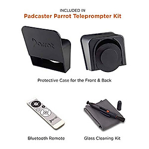 The Padcaster Parrot Teleprompter Kit, Portable Teleprompter for iPhone