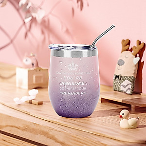 VIVADORN Birthday Gifts for Women,Happy Bath Set Relaxing Spa Gift Baskets Set, Unique Wine Glasses Gift Ideas for Mom Sister Best Friend Wife, Coworker Teacher Nurse Gifts