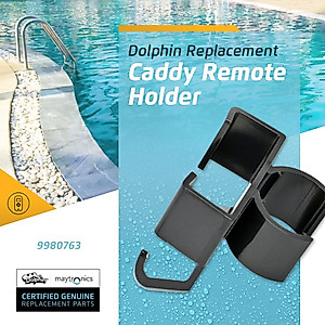 Dolphin Genuine Replacement Part — Black Remote Control Holder for Universal Caddy — 9980763