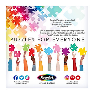 RoseArt - Mini Shaped - Peanuts - 500 Piece Jigsaw Puzzle for Adults