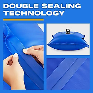 Yankee Pool Pillows for Above-Ground Swimming Pools | Extra Durable 0.4 mm PVC (27 Gauge) Winter Pool Pillow (4x4 ft.)