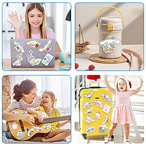 14oz Anime Kids Insulated Water Bottle with 50pcs Anime Stickers, Stainless Steel Thermos Bottle for School Boy Girl