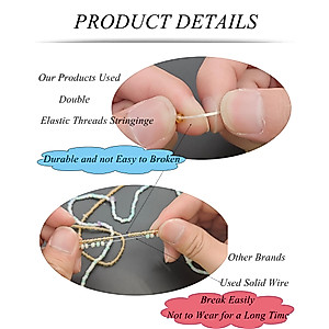 Tornito 16Pcs Belly Waist Chain Summer Jewelry Bikini Body Chain for Women African Waist Bead Set Stretchy Elastic String Multi-Color Sexy Necklace Bracelet Anklet