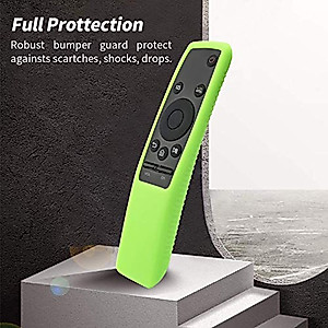 3 Pack Silicone Protective Case for Samsung Smart TV Remote Control BN59 Series Anti-Lost Shockproof Glowing Samsung tv Remote Cover Case Skin Sleeve Protector for Samsung Smart 4K Ultra HDTV Remote